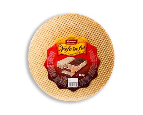 Franzeluța S A Vafe în Foi Rotunde Si Dreptunghiulare