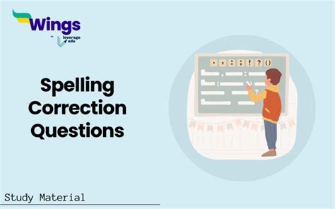 50 Spelling Correction Questions Verbal Ability