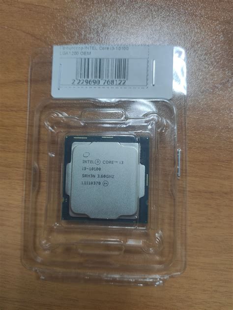 Купить Процессор INTEL Core i3-10100 LGA1200 OEM в интернет-магазине ...