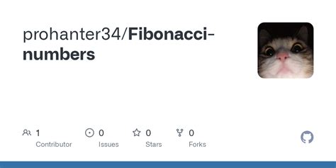 GitHub Prohanter34 Fibonacci Numbers