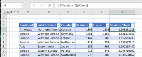 Using Excel Tables With Analytics Edge Analytics Edge Help