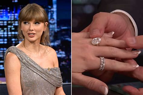 Taylor Swift Admits She Looks At Her Crazy Engagement Ring Constantly
