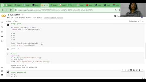 Coding Python Matematikatugas Akhir Perkuliahan Youtube