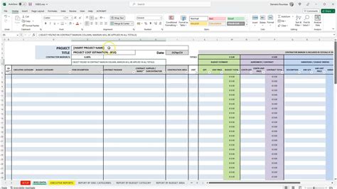 Project Budget Estimates Cost Management Excel Template Artofit