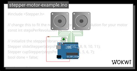 Stepper Motor O Wokwi Esp32 Stm32 Arduino Simulator
