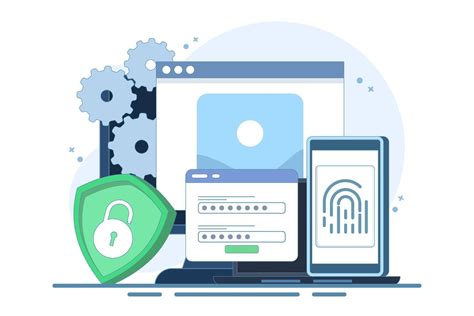 Flat General Data Security Concept Personal Information Protection