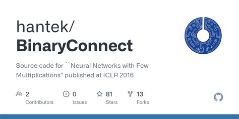 GitHub - hantek/BinaryConnect: Source code for ``Neural Networks with Few Multiplications ...