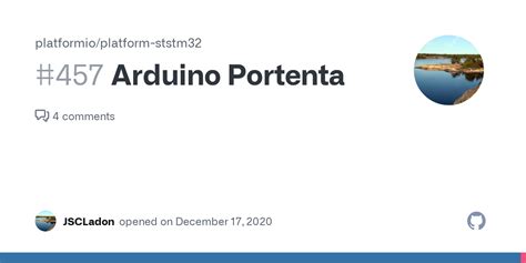 Arduino Portenta · Issue 457 · Platformioplatform Ststm32 · Github