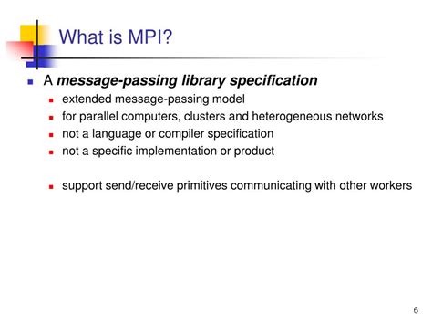 Ppt Writing Message Passing Parallel Programs With Mpi Powerpoint