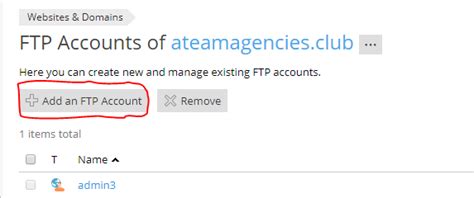 How To Manage FTP Access In Plesk