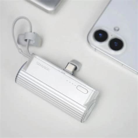 3c安全認證【sharge】flow Mini 5000mah 輕巧膠囊電源｜輕巧便攜