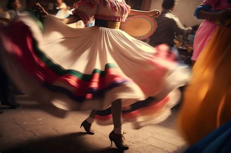 Premium Ai Image Dancer Participates At The Cinco De Mayo Festival In