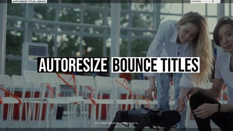 Bounce Text Titles 20 Fcpx Apple Motion Templates Videohive