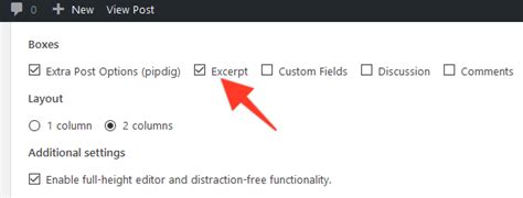 Wordpress How To Define An Excerpt For A Post Pipdig Support