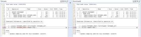 Sql Comparing Two Join Queries In Oracle Stack Overflow