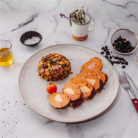 Arrollado De Pollo Acomp Con Gluten Sabores Caseros