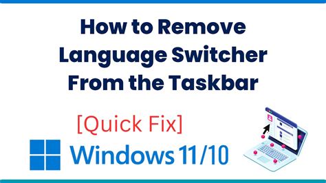 How To Remove Language Switcher From The Taskbar On Windows 11 Tutorial
