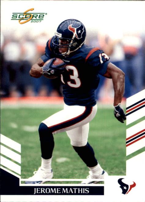 2007 Score 215 Jerome Mathis Nm Mt