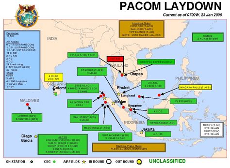 Operation Unified Assistance Maps