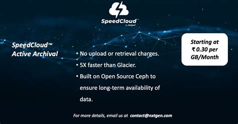 Nxtgen Datacenter And Cloud Technologies On Linkedin Dataarchiving