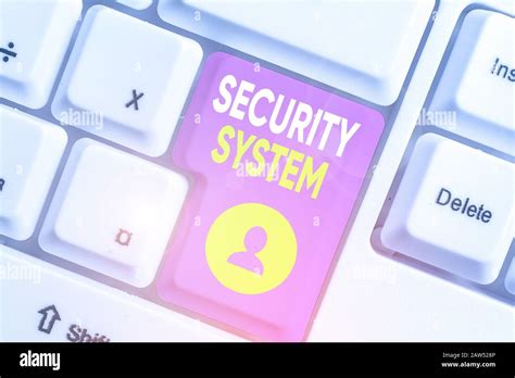 Word Writing Text Security System Business Photo Showcasing System