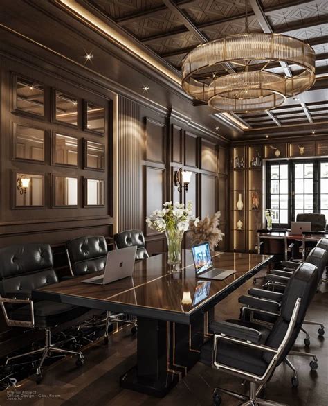 Ceo Office Modern Office Interiors Luxury Office Conference Room