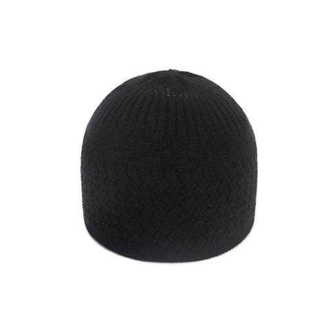 1pc İslami Ramazan Erkek Beanies Cap Müslüman Erkekler Namaz Şapkaları Kippah Homme Şapka Örme