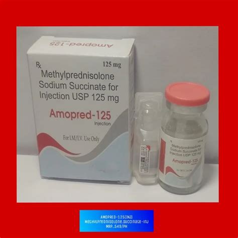 125 Mg Methyprednisolone Sodium Succinate Injection At ₹ 549piece