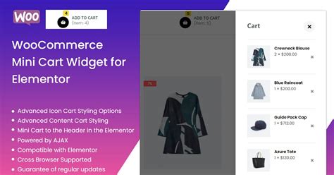 Woocommerce Mini Cart Widget For Elementor Wordpress Envato Elements