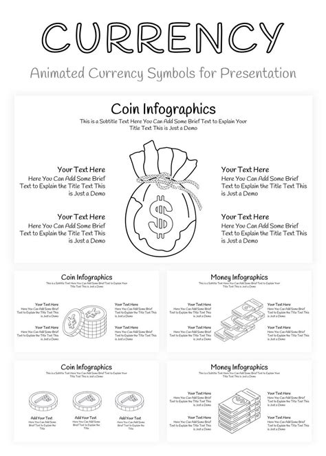Get Presentation Templates That Contain All The Major Currency Symbols Fully Animated