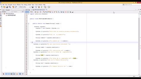 Primer algoritmo en Java desarrolló de software YouTube