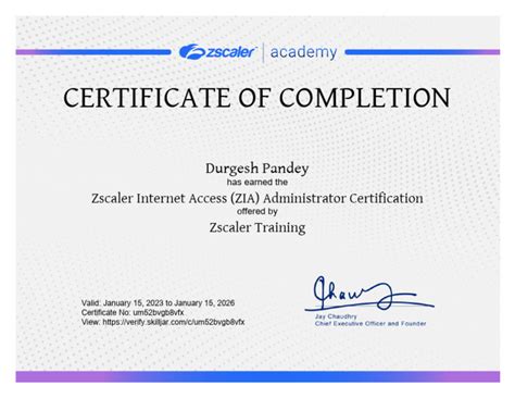 Zscaler Zia Certificate Pdf