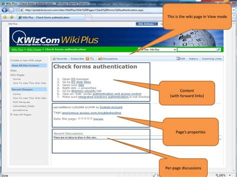 kwizcom sharepoint wiki plus product overview pptx