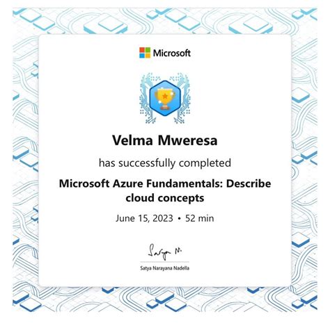 Im Excited To Share That I Have Completed Microsoft Azure Fundamentals