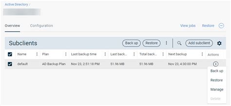 How To Manually Start A Server Backup Using Command Center Community