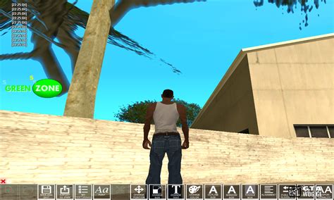 TextDraw სრულიად ახალი GreenZone TextDraw GTA SAMP Global Portal