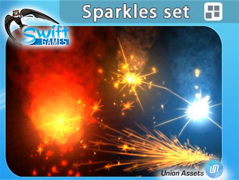 Sparkles Particle Set 불 And 폭발 Unity Asset Store