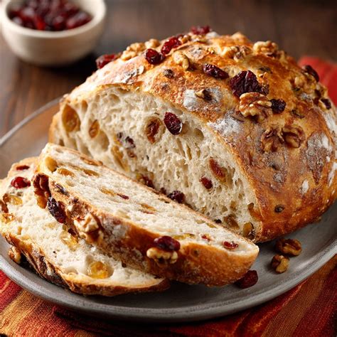 Rustic Cranberry Walnut Bread No More Sinking Fruit Meals And Recipes