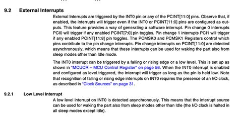 Attiny85 External Inerrupt Int0 Rising Programming Arduino Forum