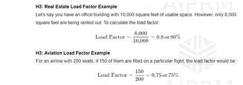Understanding Load Factor Formula Definition Formula And Applications