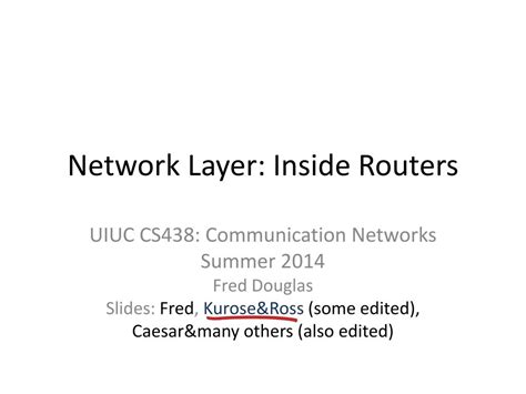 PPT Network Layer Inside Routers PowerPoint Presentation Free Download ID 2158855