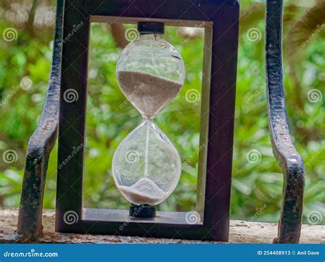 A Four Minute Hourglass Sand Timer On A Window Sill Mumbai Editorial
