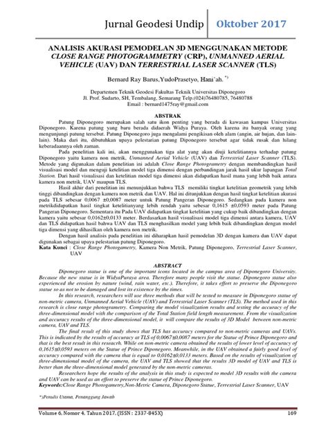 Analisis Akurasi Pemodelan 3d Pdf