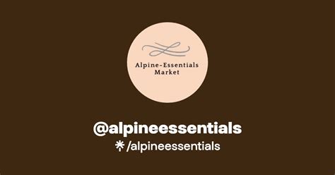 Alpineessentials Instagram Facebook Linktree