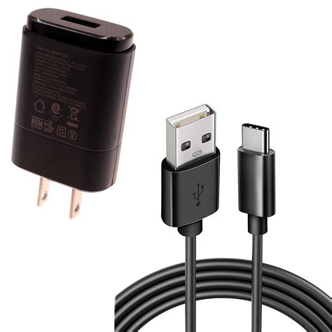 Ft Long Usb C Cable Home Wall Charger For Samsung Galaxy S Fe Power Adapter Usb C Wire