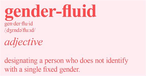 The Oxford English Dictionary Will Add ‘gender Fluid Teen Vogue