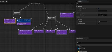 Why Does My Behaviour Tree Reset The Blackboard Key Attacktarget