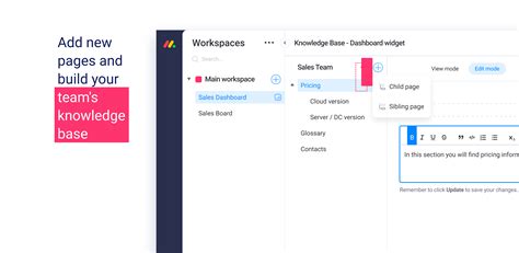 Knowledge Base Dashboard Widget Devpost