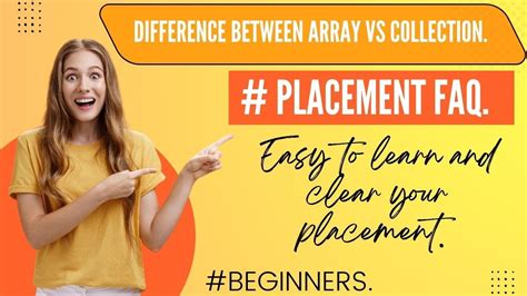 what is difference between array vs collection java placement faq
