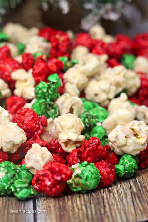 Red Velvet And Mint Christmas Popcorn I Heart Recipes